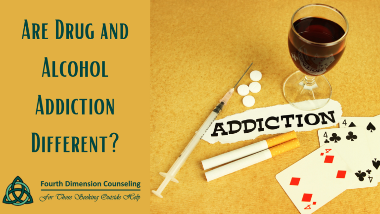 Are Drug and Alcohol Addiction Different? » Fourth Dimension Counseling ...